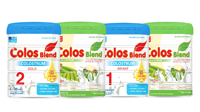 Colos Blend – Dòng sữa nhập khẩu giàu dinh dưỡng cho trẻ mà các mẹ nên biết