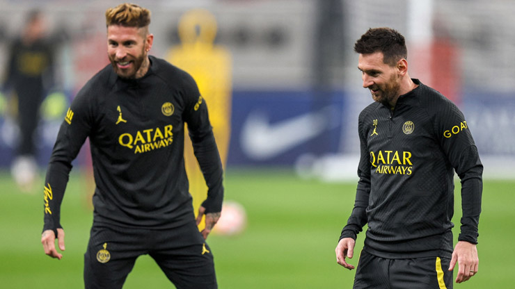 PSG dừng đàm phán hợp đồng với Messi - Ramos, sao say xỉn vẫn đến sân tập