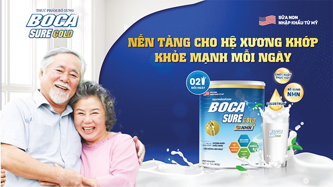 Thực phẩm bổ sung Boca Sure Gold - Dinh dưỡng vàng bảo vệ xương khớp ...