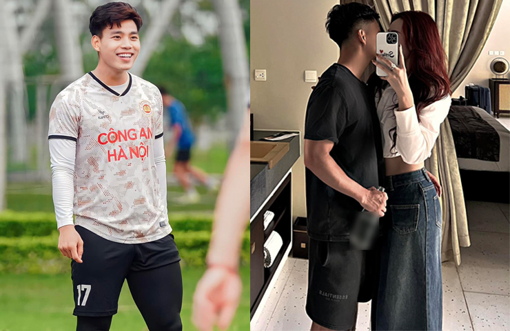 Ảnh khóa môi "nóng rực" của dàn Wags với Bùi Tiến Dũng, Văn Thanh gây sốt MXH