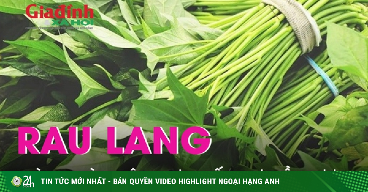 Rau lang - loài rau bình dân nhưng tốt như thần dược