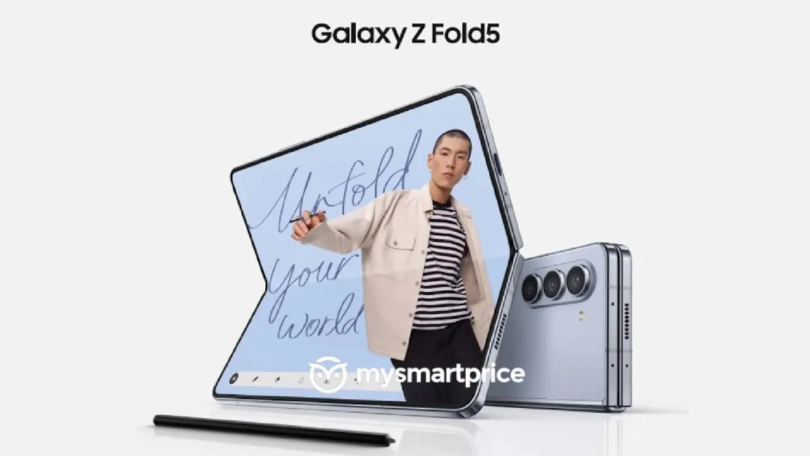 Galaxy Z Fold 5 chính thức lộ poster, có đẹp như mong đợi?