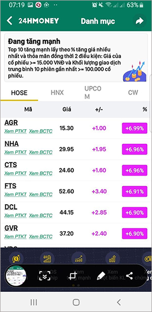 Theo dõi 24HMoney để tránh rủi ro từ thị trường chứng khoán