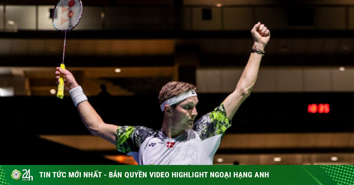"Siêu nhân" 1m94 Axelsen vô địch cầu lông thế giới, kính nể Lin Dan