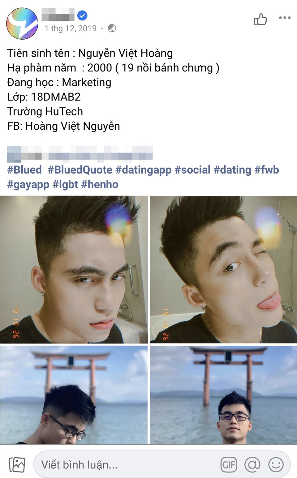 Em trai Sơn Tùng M-TP nói gì khi xuất hiện trên ứng dụng dành cho LGBT?