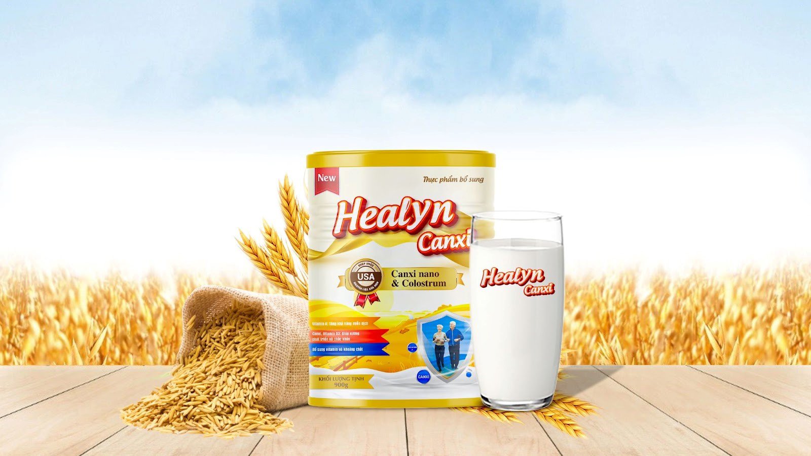 Sữa canxi hữu cơ Healyn Canxi - giải pháp bảo vệ xương khớp từ Hoa Kỳ