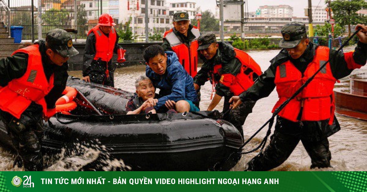 Bão chồng bão ở Philippines, Trung Quốc