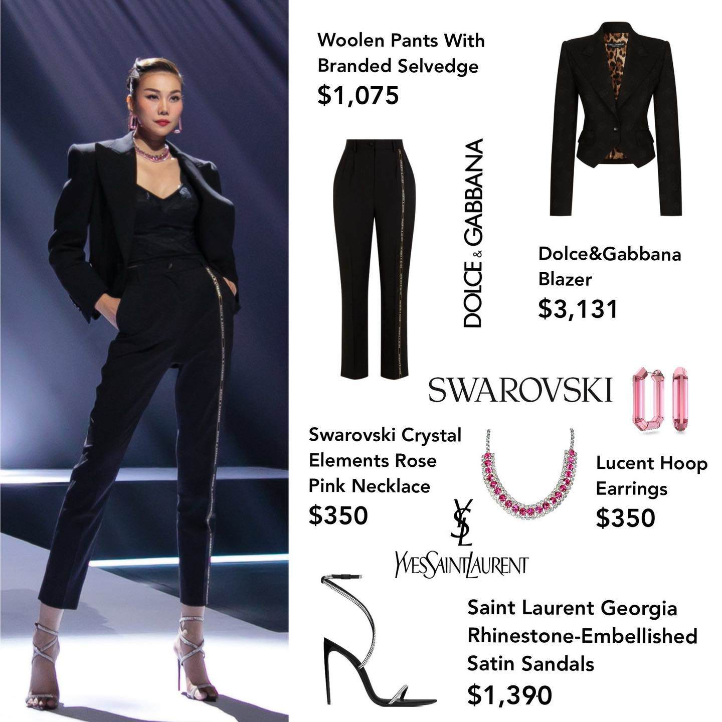 Hồ Ngọc Hà dát lên người số hàng hiệu trị giá 3 tỷ đồng khi ngồi "ghế nóng"