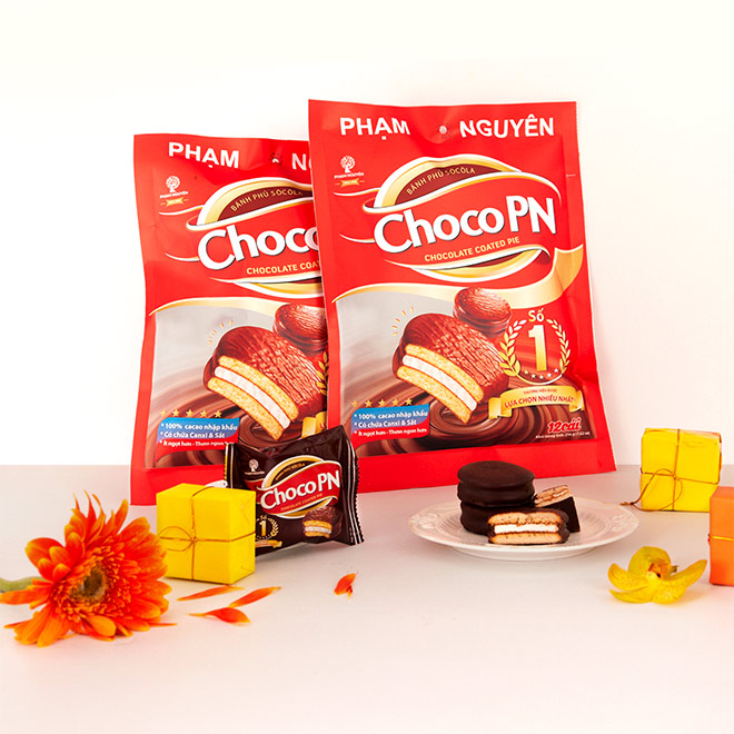 Bánh phủ sôcôla Choco PN - Món quà vặt gợi nhớ tuổi thơ ai cũng từng bị ...