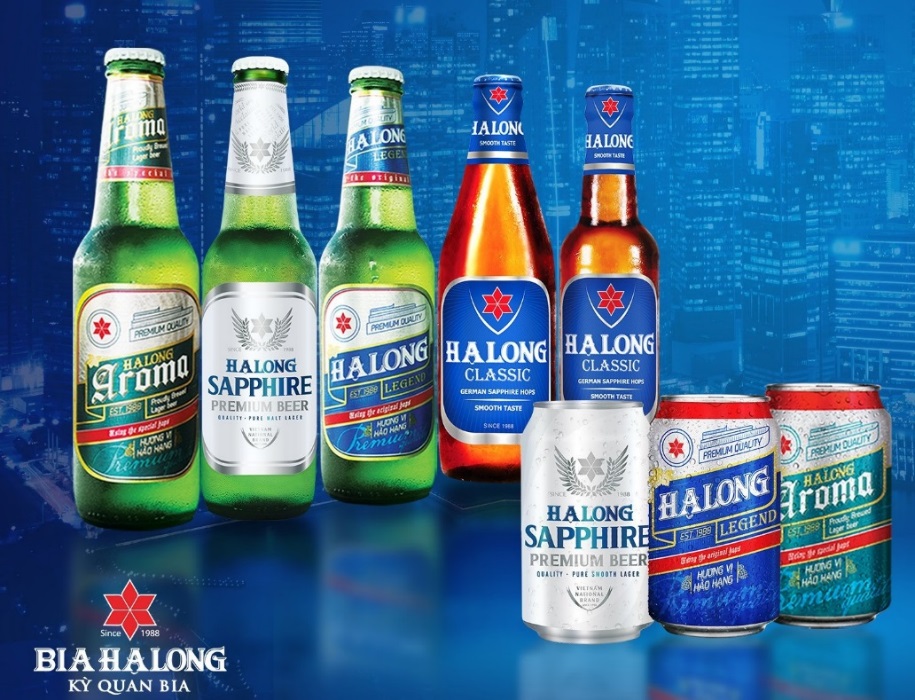 Bia Hạ Long 2 năm liền lọt top 10 Công ty đồ uống uy tín