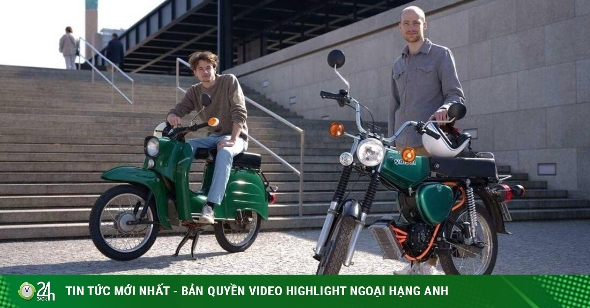 Xe máy Simson huyền thoại được chuyển đổi thành xe máy điện