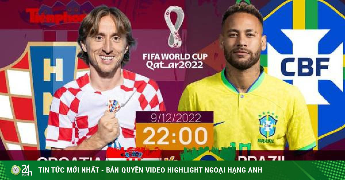 Tứ Kết World Cup 2022 Tương Quan Trước Trận Croatia Brazil 22 Giờ 9 12