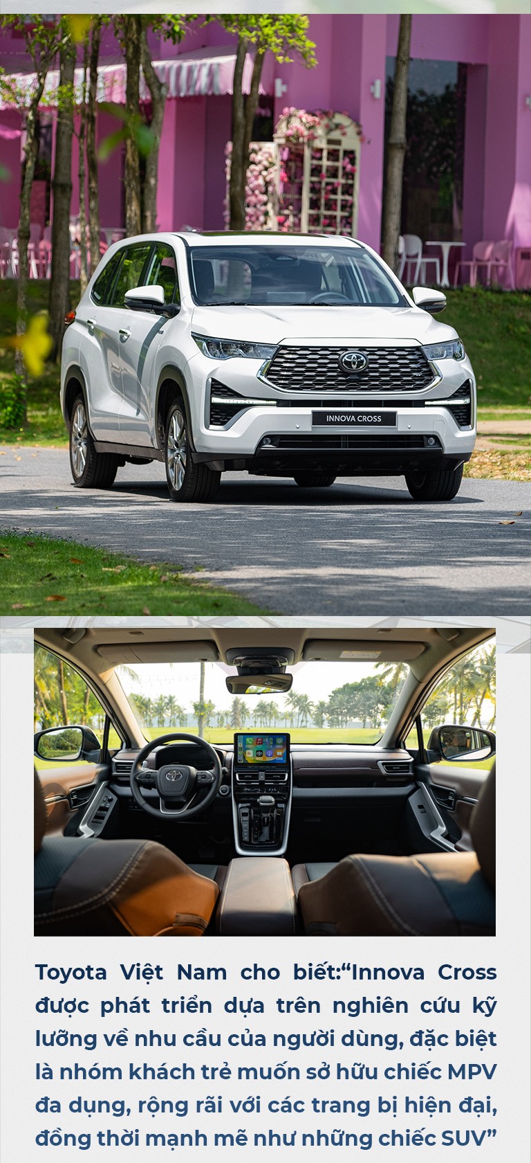 Innova Cross - "tân binh” mở rộng kỷ nguyên hybrid của Toyota tại Việt Nam